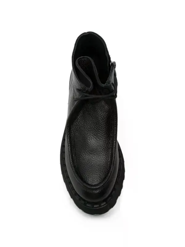 SERGIO MORETTI FIRENZE Zip-fastening Leather Desert Boots