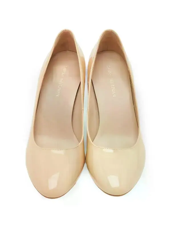 STUART WEITZMAN Ariana Leather Heeled Pumps