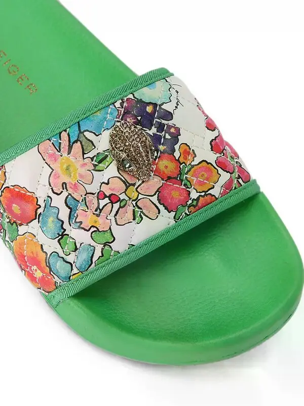 Kurt Geiger Meena Eagle Slides - Green