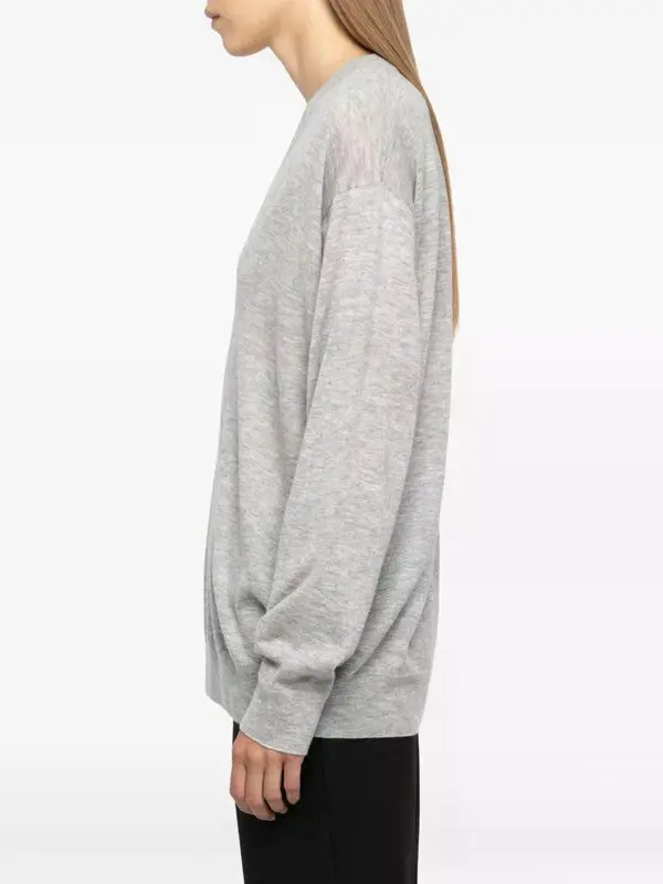Zadig&Voltaire Swyny" Cashmere V-neck Jumper - Grey