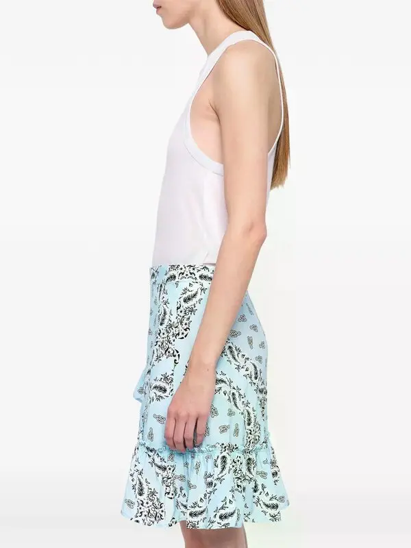 Zadig&Voltaire Jupiter Printed Viscose Wrap Skirt