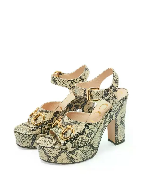 Gucci Horsebit Platform Sandals