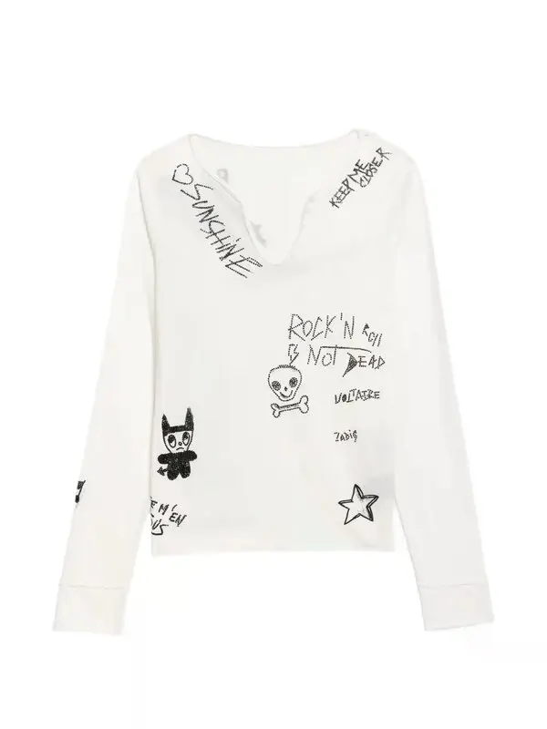 Zadig&Voltaire Happy Henley T-shirt
