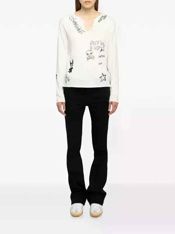 Zadig&Voltaire Happy Henley T-shirt