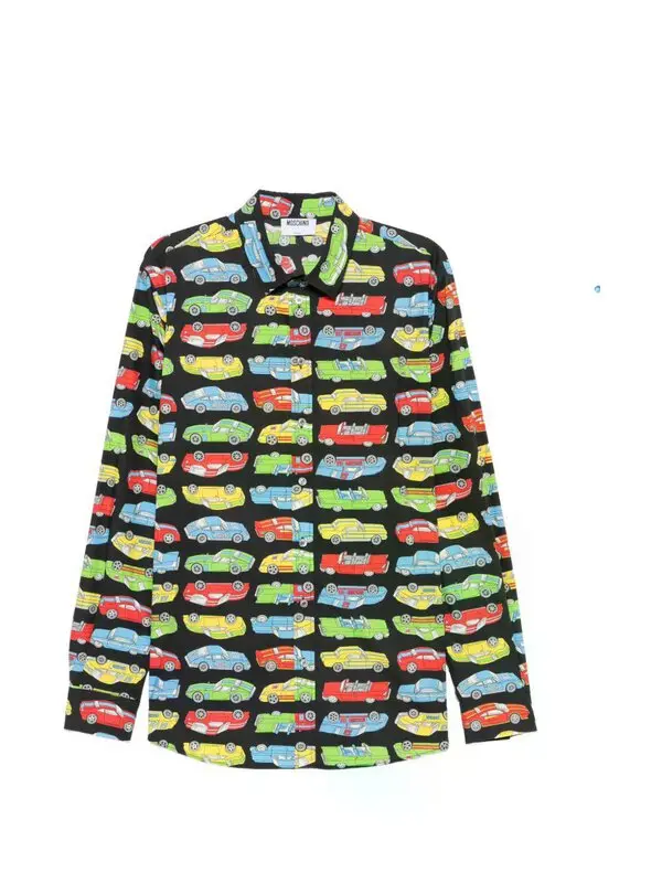 Moschino Car-print Shirt