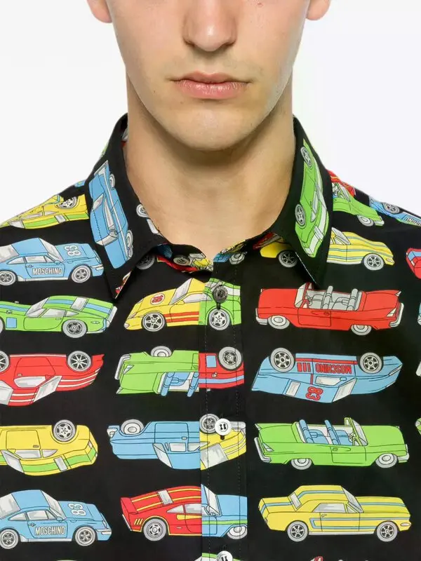 Moschino Car-print Shirt