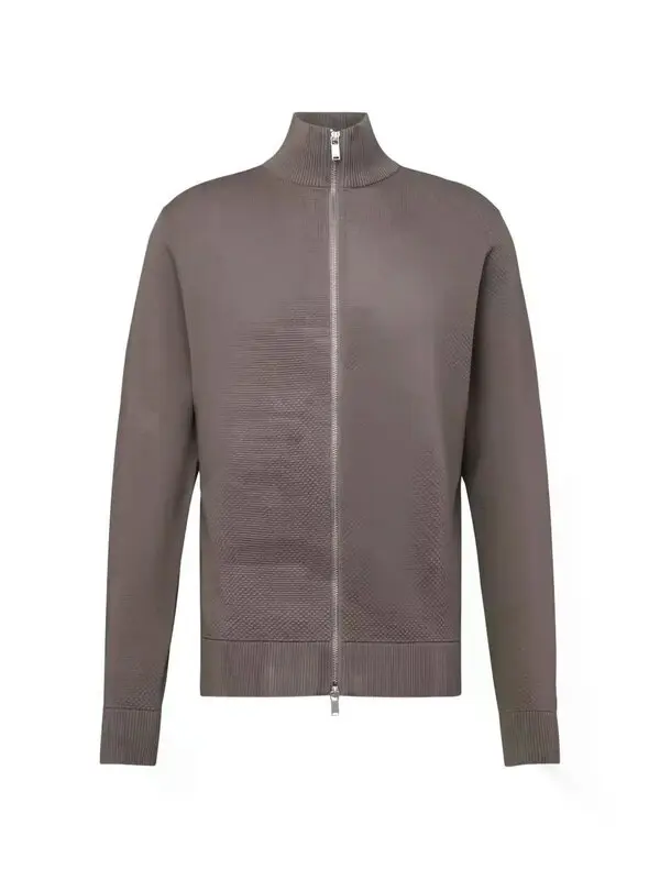 DRYKORN Zip-up Textured Knit Sweater
