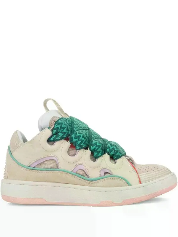 LANVIN Curb Sneakers - Neutrals