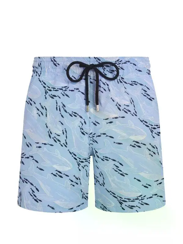 Vilebrequin Embroidered Swim Shorts - Blue