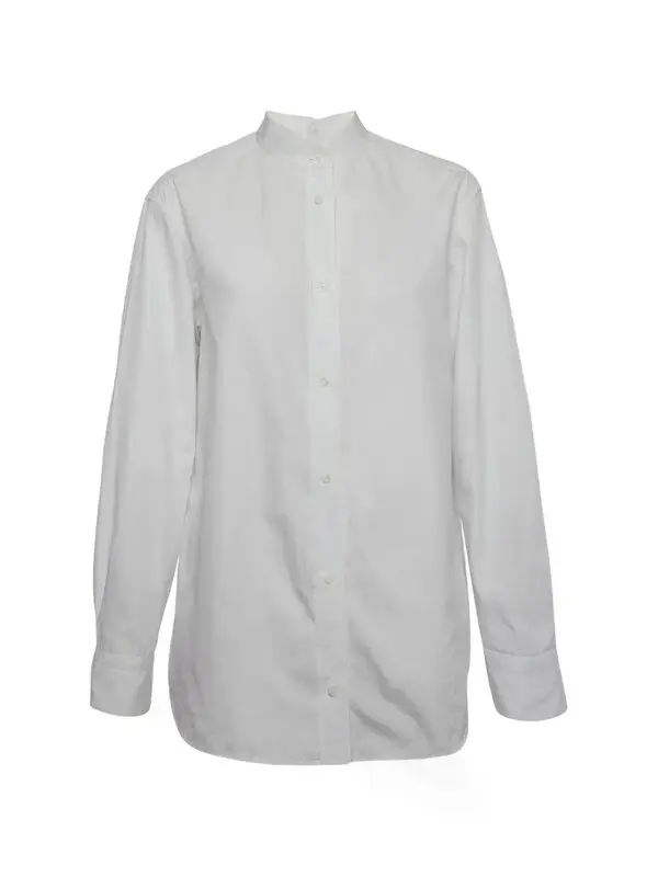 Miu Miu Oversized Band Collar Shirt