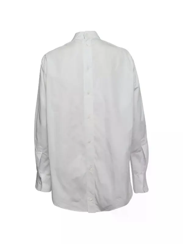 Miu Miu Oversized Band Collar Shirt