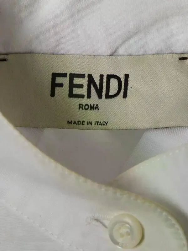 Miu Miu Oversized Band Collar Shirt