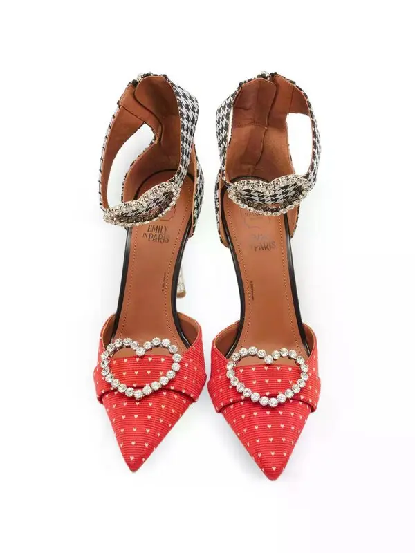 MALONE SOULIERS Camille Heart-embellished Pumps