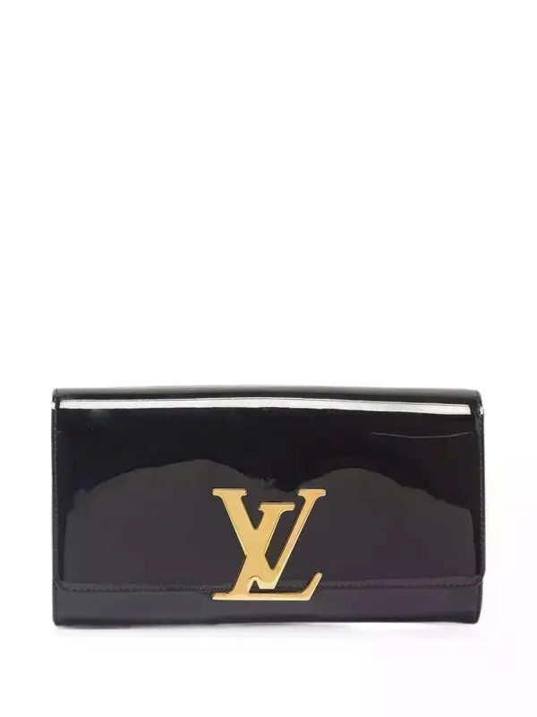 LOUIS VUITTON Louise Clutch Bag - Black