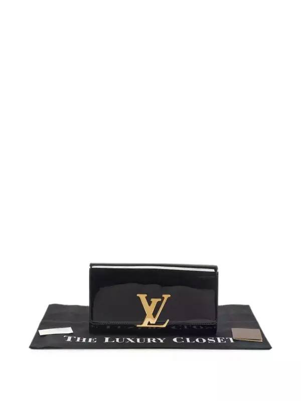 LOUIS VUITTON Louise Clutch Bag - Black