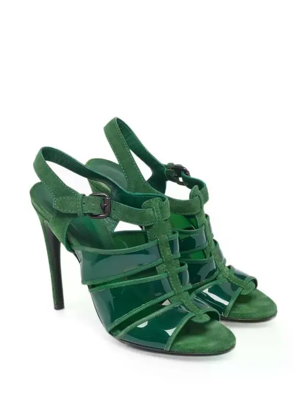 Bottega Veneta Strappy Slingback Stiletto Sandals
