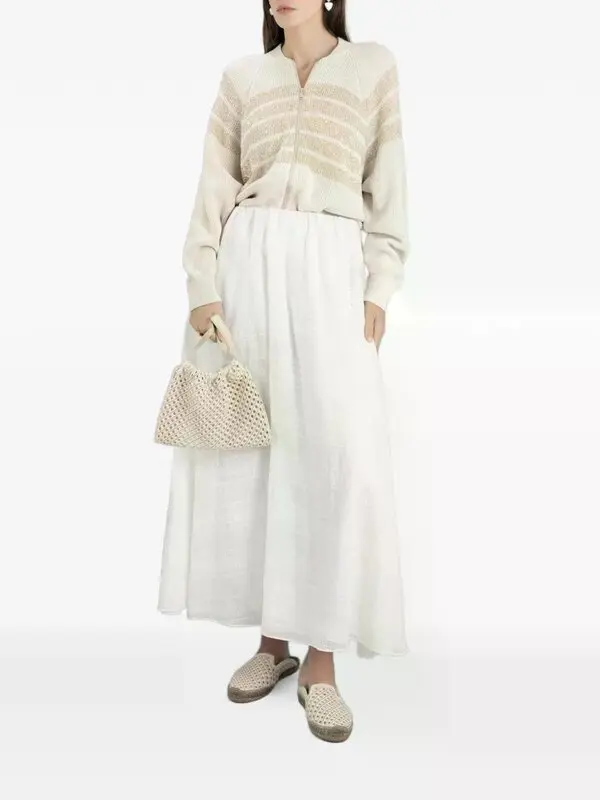 Brunello Cucinelli Sequin-embellished Full-zip Cardigan