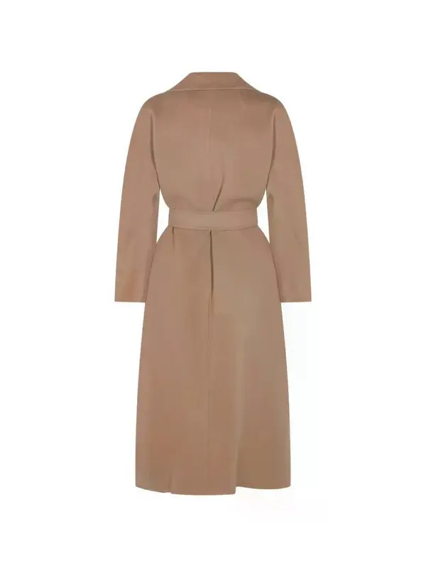 Max Mara Belted Notch-lapels Coat - Neutrals