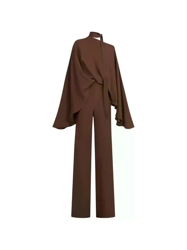 TALLER MARMO Draped Jumpsuit - Brown