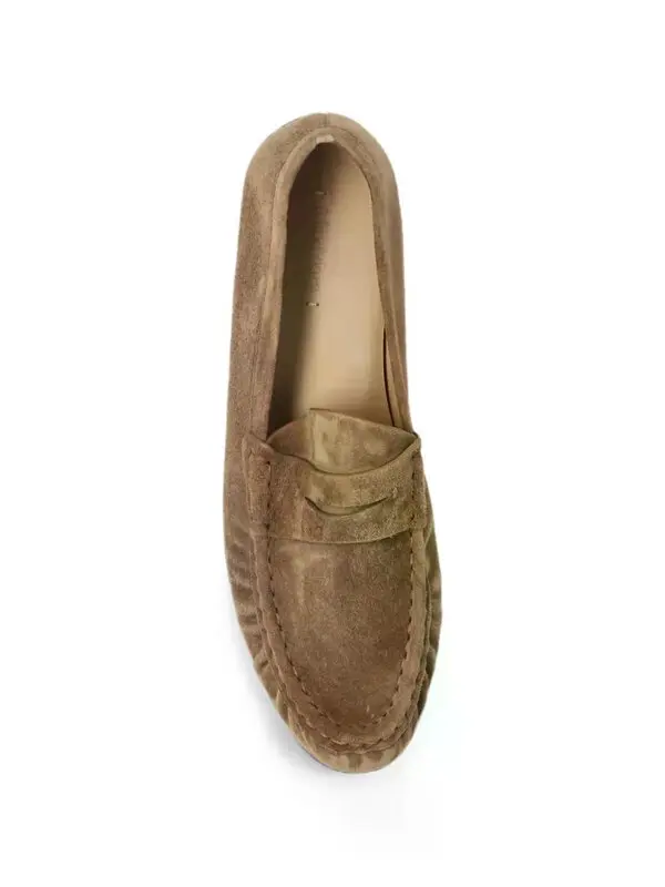 Max Mara Sponda Suede Loafers
