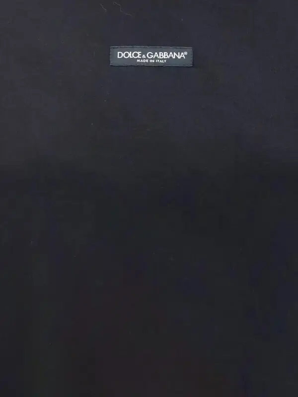 Dolce & Gabbana Logo Plaque Cotton T-shirt
