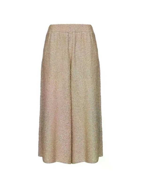 Brunello Cucinelli Sequin-embroidered Wide-leg Trousers