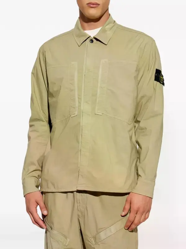 Stone Island Mercerised Ripstop Jacket - Neutrals