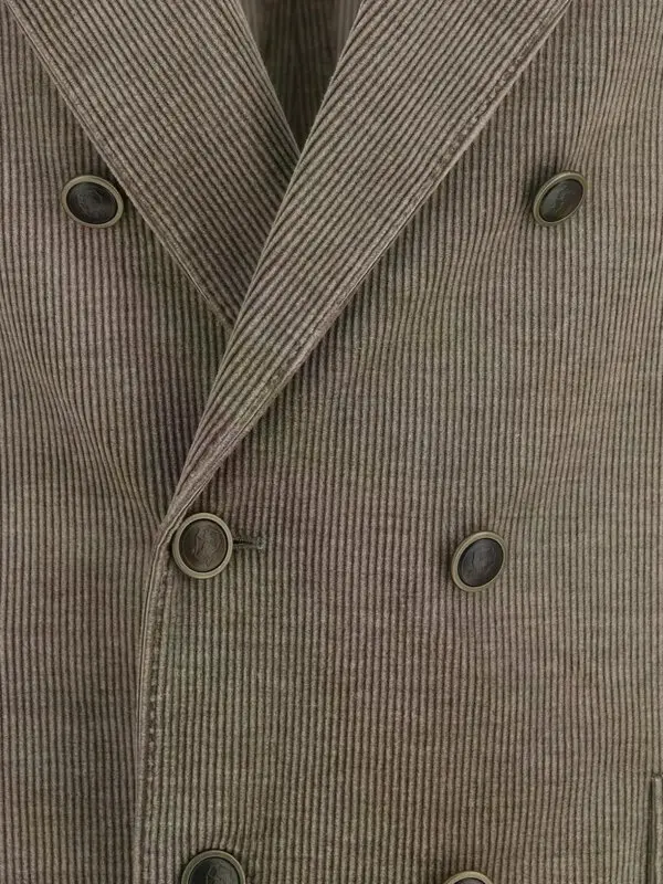 Brunello Cucinelli Double-breasted Corduroy Jacket