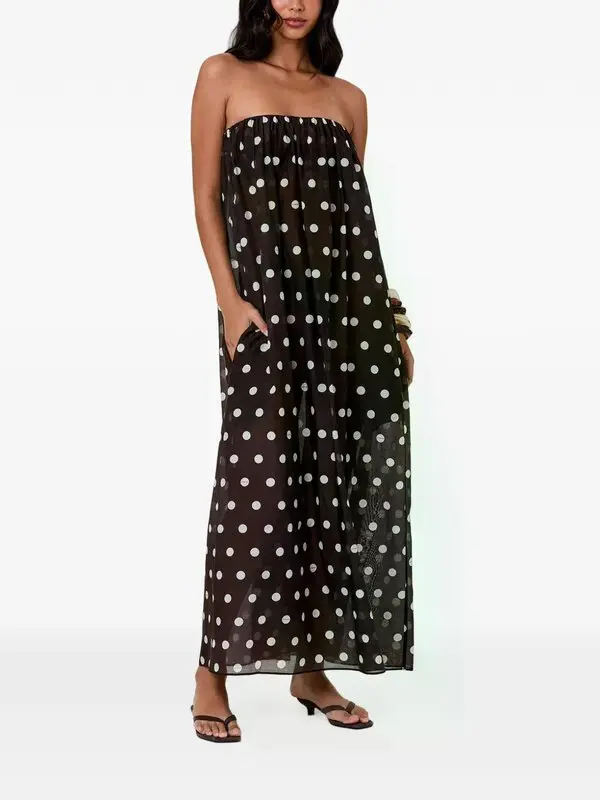 NICHOLAS Strapless Maxi Tent Dress
