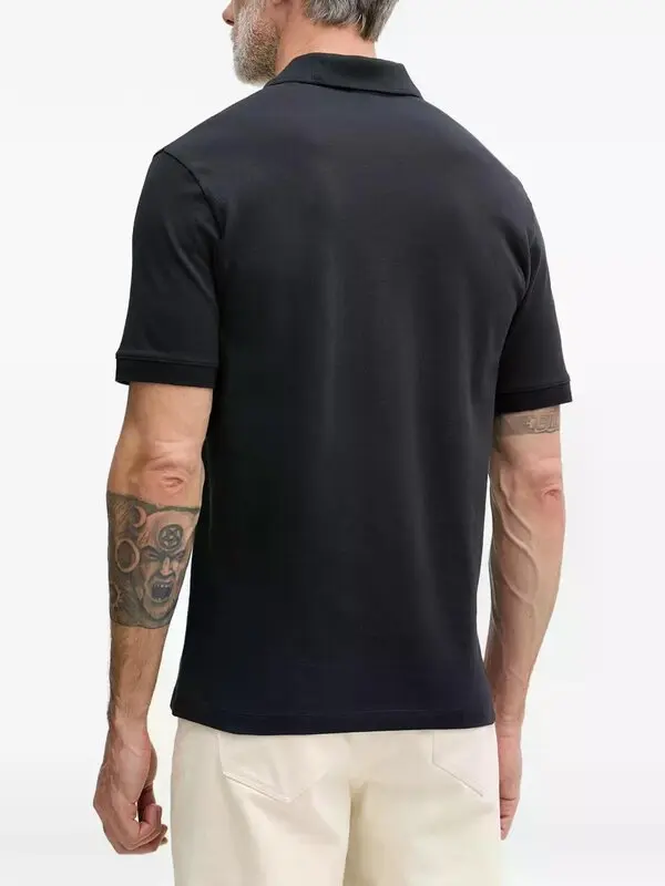 Armani Exchange Logo-print Piqué Polo Shirt