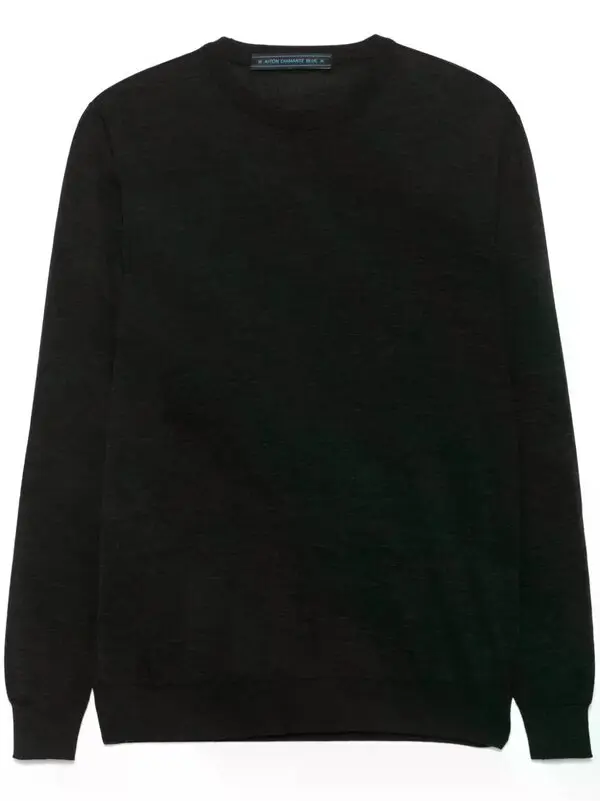 Kiton Wool Crew Neck Sweater