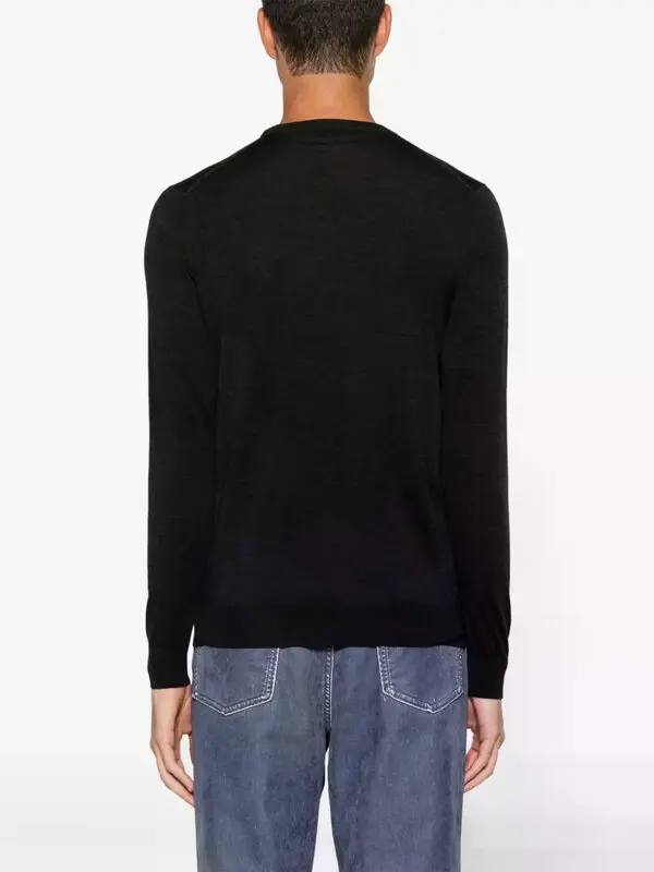 Kiton Wool Crew Neck Sweater