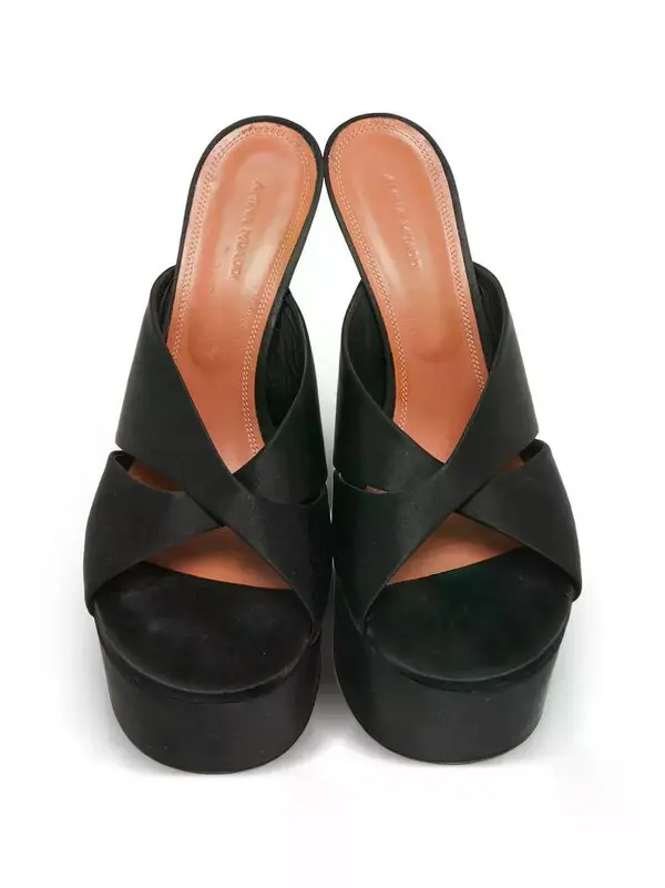 Amina Muaddi Dalida Platform Sandals