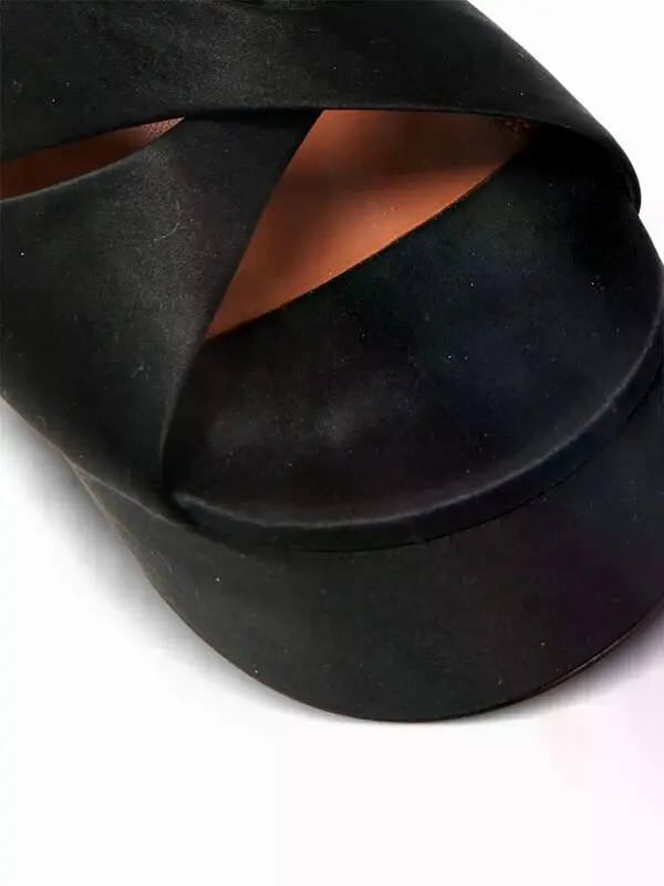 Amina Muaddi Dalida Platform Sandals