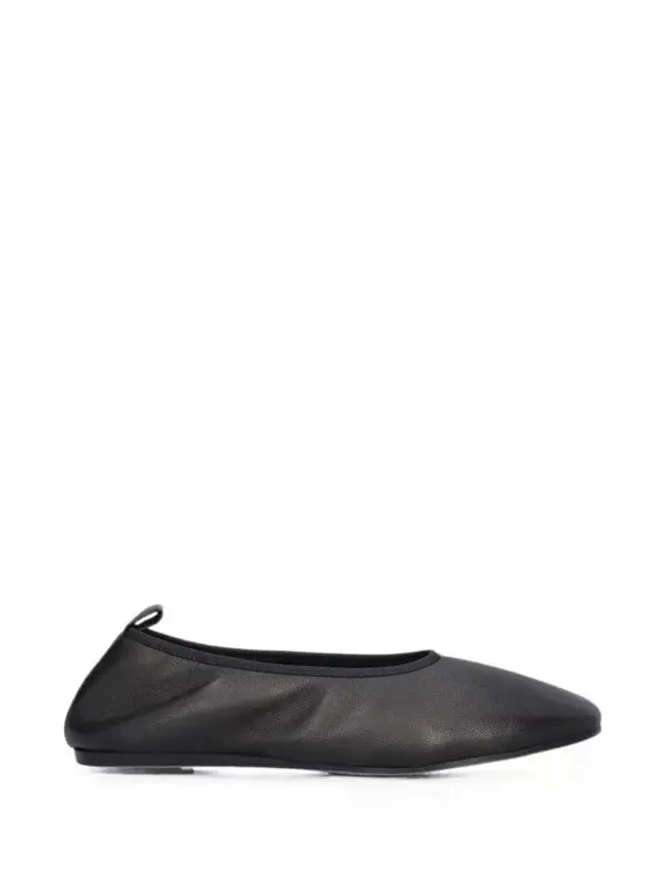 BILLI BI Nappa Leather Ballet Flats - Black