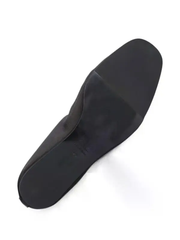 BILLI BI Nappa Leather Ballet Flats - Black