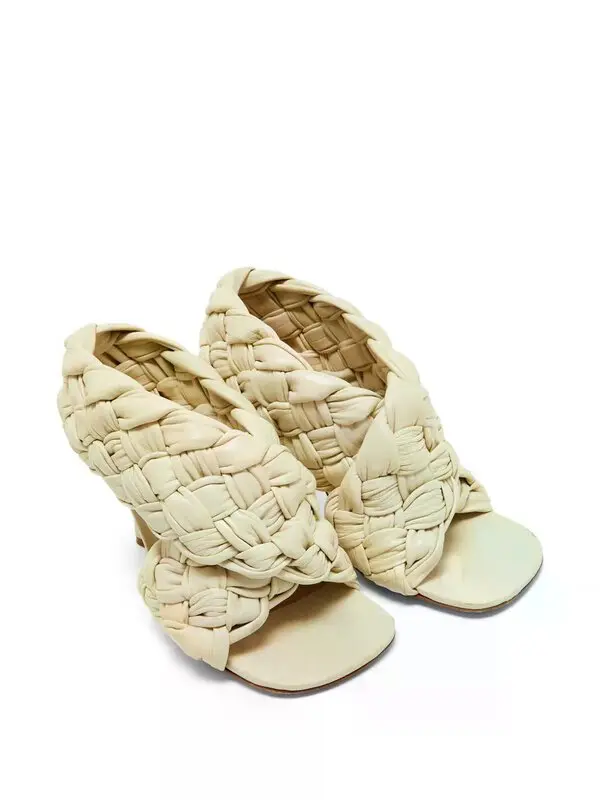 Bottega Veneta Intrecciato Square-toe Sandals