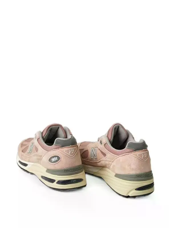 NEW BALANCE Suede-panel Sneakers - Pink