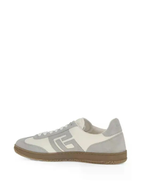 Balmain Swan Suede Panel Sneakers