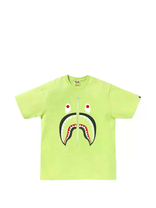 A BATHING APE Shark-print T-shirt - Green