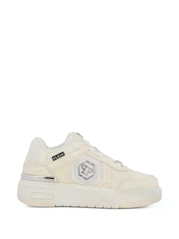 Philipp Plein Sk8r Crocodile-effect Sneakers