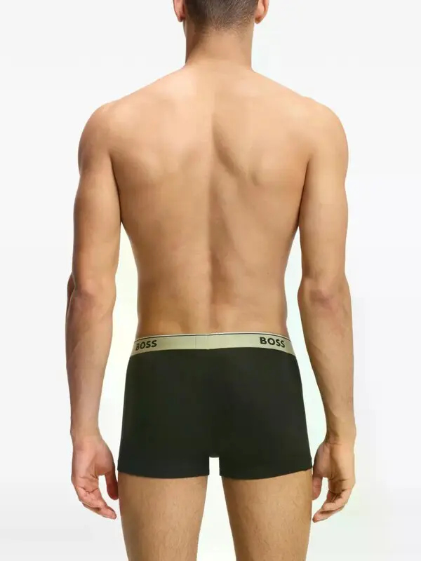 BOSS Logo-waistband Boxers - Black