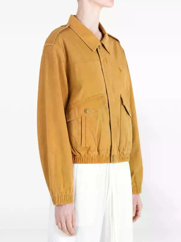 Polo Ralph Lauren Logo Embroidered Bomber Jacket