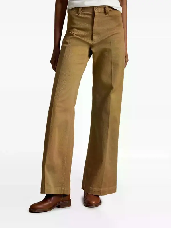 Polo Ralph Lauren Beaton Cotton Flared Trousers