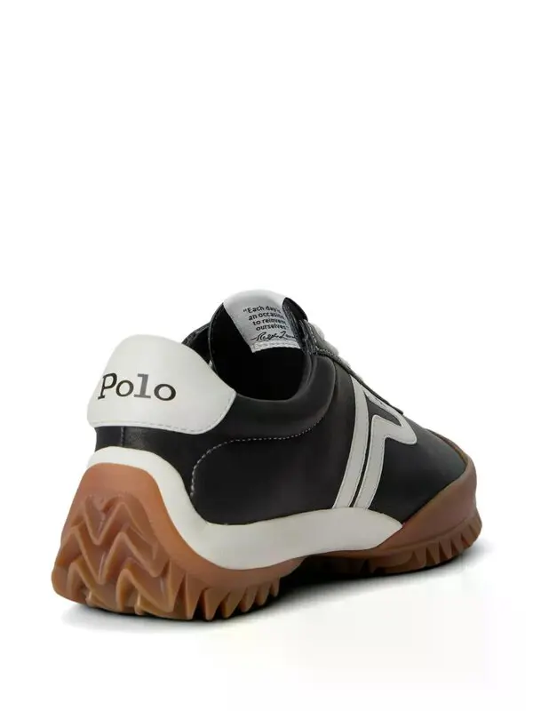 Polo Ralph Lauren Panelled Leather Sneakers