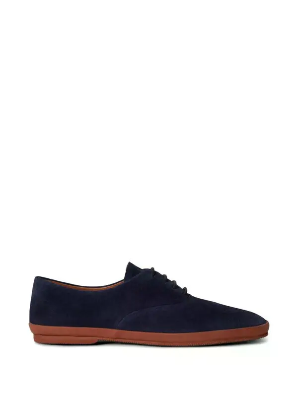 Polo Ralph Lauren Navy Suede Lace-up Sneakers