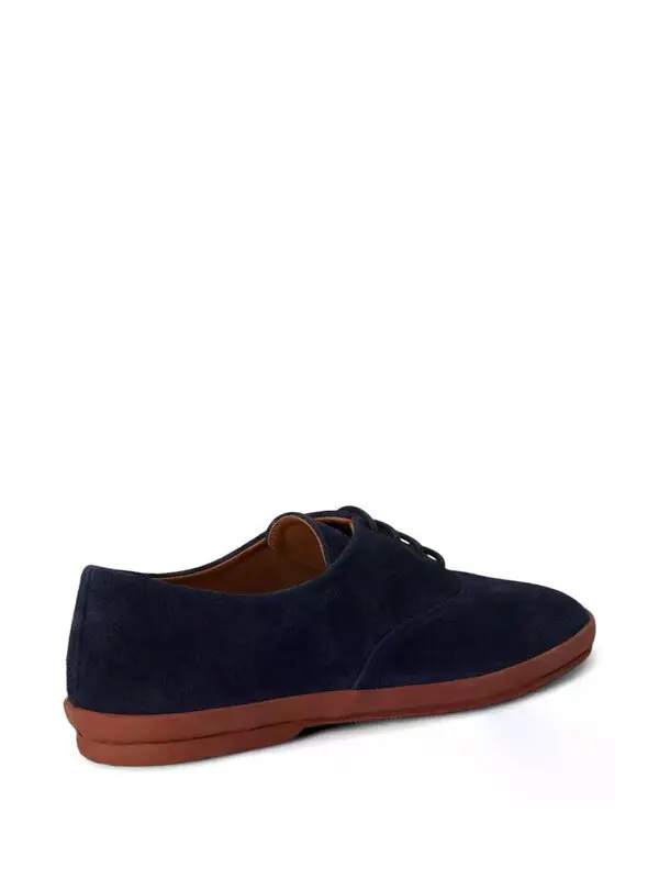 Polo Ralph Lauren Navy Suede Lace-up Sneakers