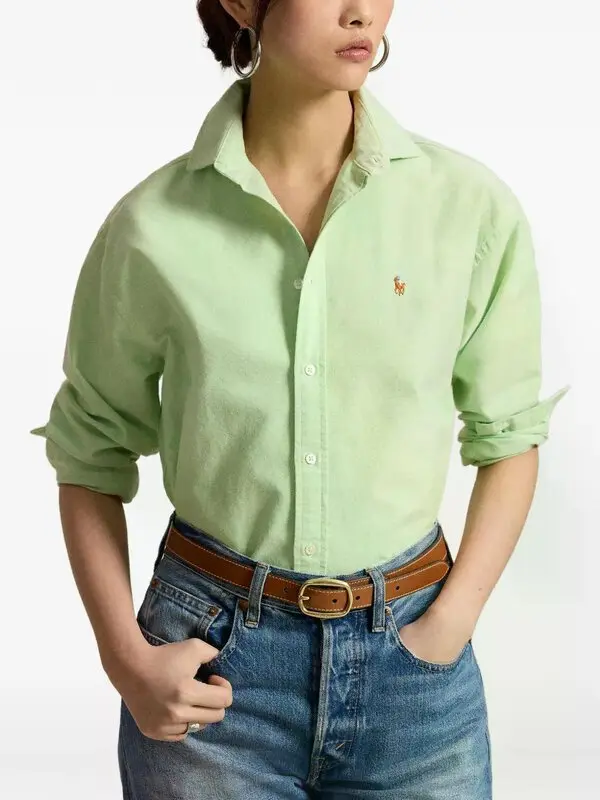 Polo Ralph Lauren Embroidered Pony Cotton Shirt