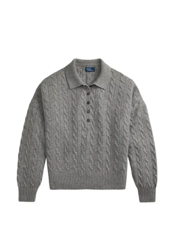Polo Ralph Lauren Cable Knit Polo-collar Sweater