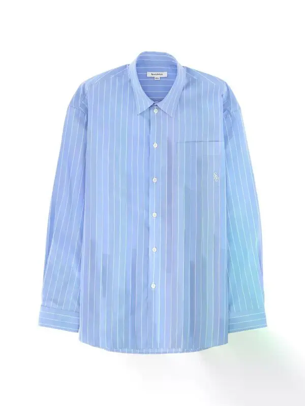 SPORTY & RICH Striped Cotton Shirt